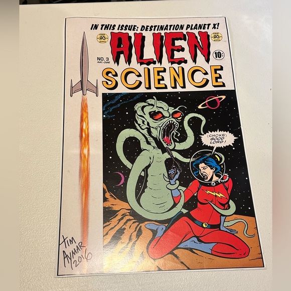 Art | Alien Science Comic Art Print | Poshmark